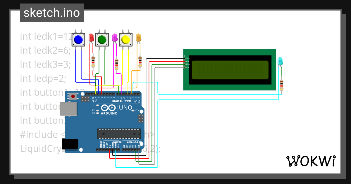 projek ledkamar - Wokwi ESP32, STM32, Arduino Simulator