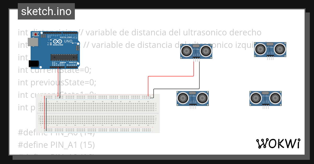 Sensor parking - Wokwi ESP32, STM32, Arduino Simulator