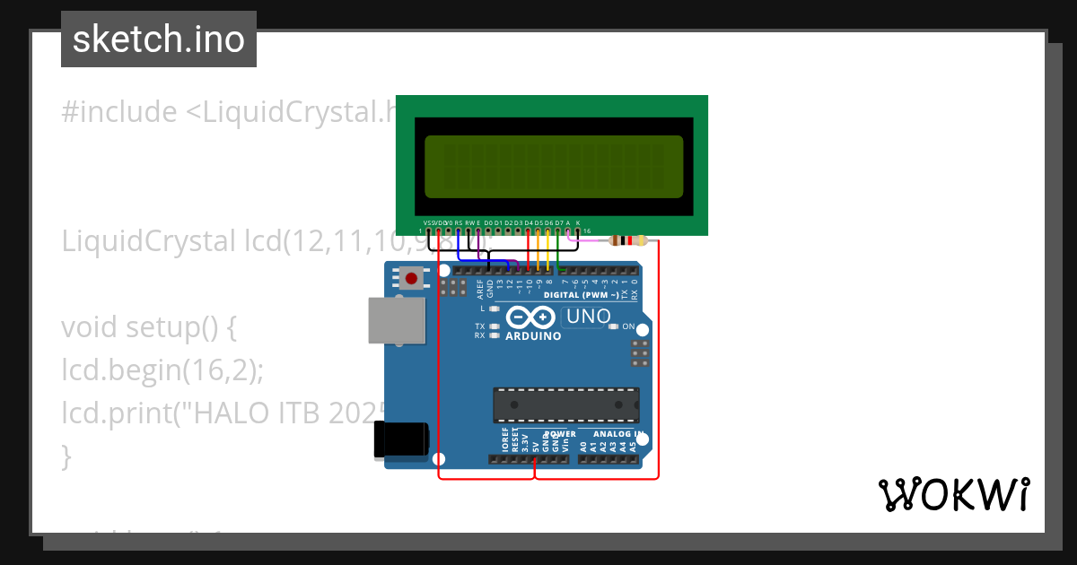 LCD - Wokwi ESP32, STM32, Arduino Simulator