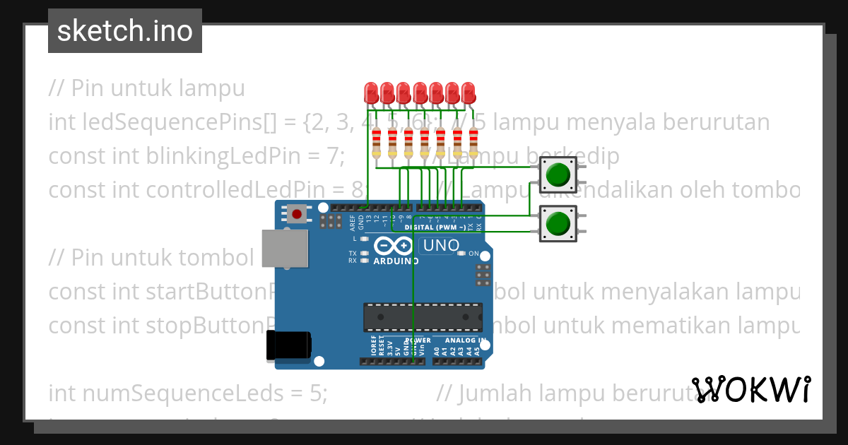 jobsheet 4 - Wokwi ESP32, STM32, Arduino Simulator