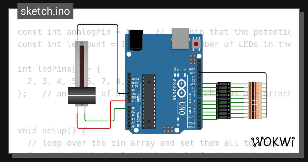 Alifah Tiara Larasati 04 Led Bar Wokwi Esp32 Stm32 Arduino Simulator 3584