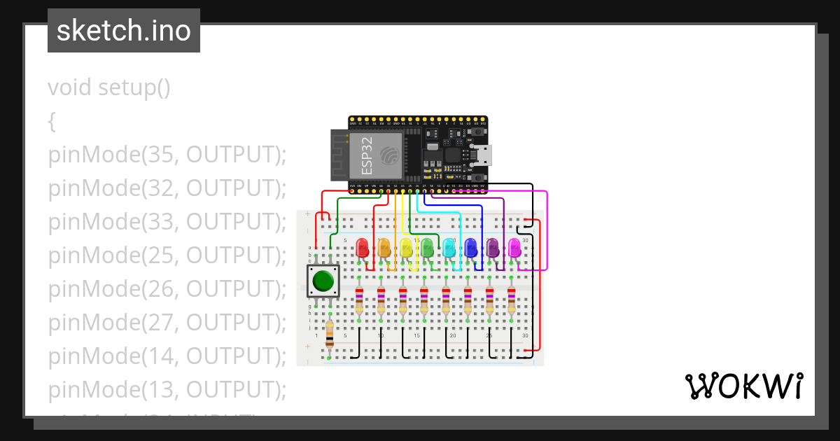 progetto esp 32 - Wokwi ESP32, STM32, Arduino Simulator