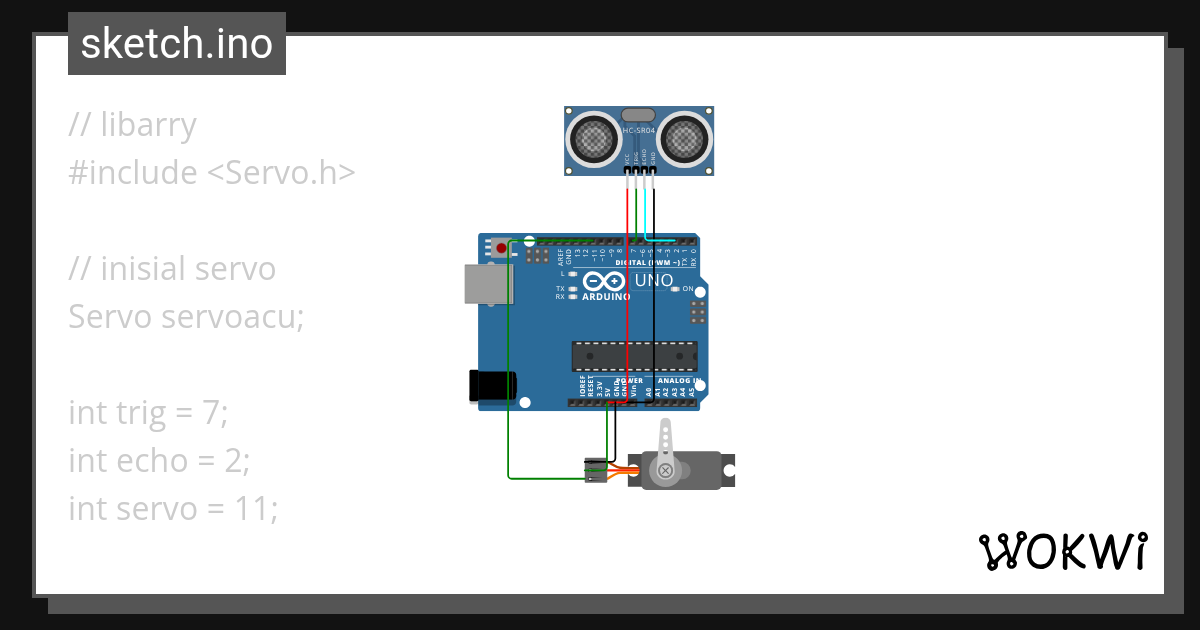 servo ultrasonic - Wokwi ESP32, STM32, Arduino Simulator servo ultrasonic - Wokwi ESP32, STM32, Arduino Simulator