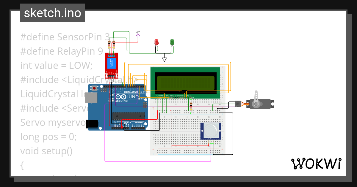 RELAY EXP _1 - Wokwi ESP32, STM32, Arduino Simulator
