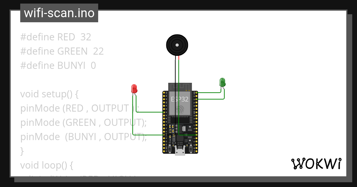 Lampu merch Dan hijau Copy - Wokwi ESP32, STM32, Arduino Simulator