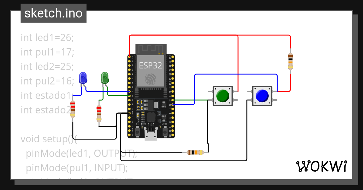 Wokwi - Online ESP32, STM32, Arduino Simulator