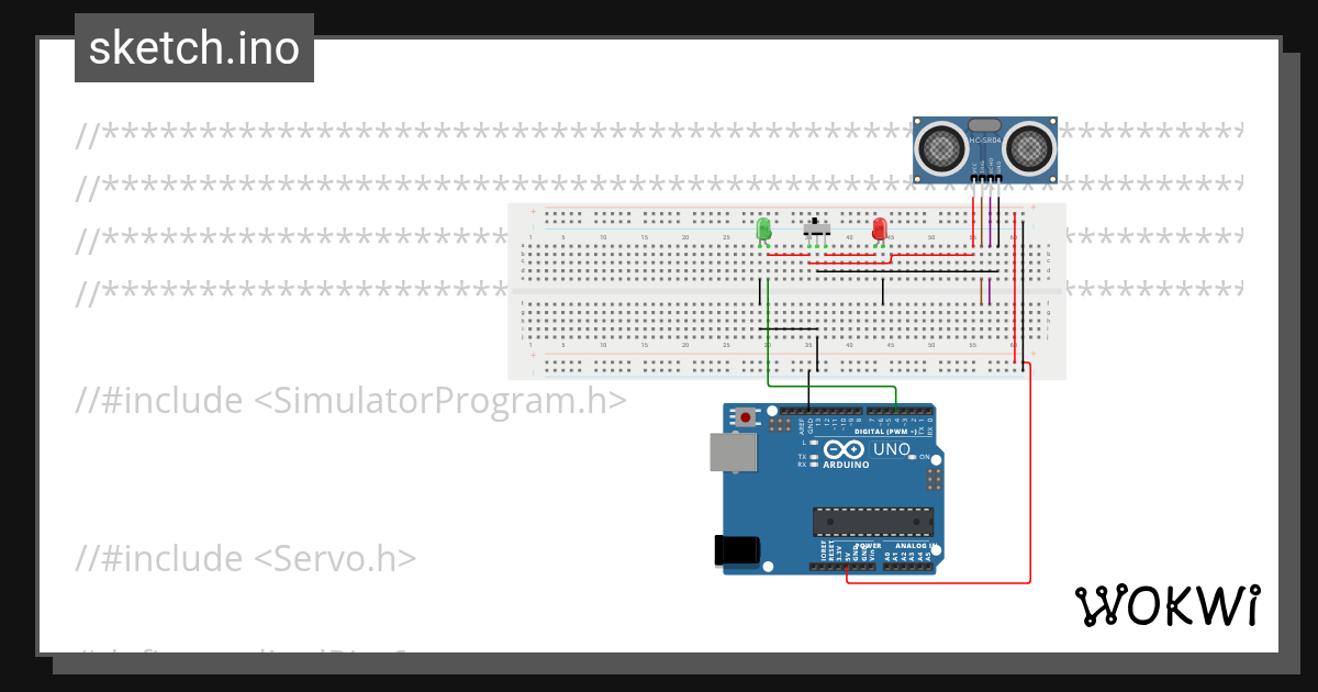 green red sonic millis no work Copy TRIAL 2 - Wokwi ESP32, STM32, Arduino Simulator