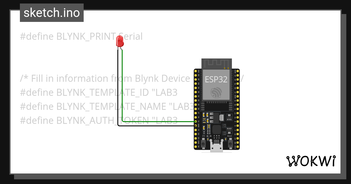 LAB3เทอม2 - Wokwi ESP32, STM32, Arduino Simulator