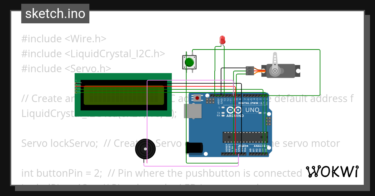 Buzzer With Servo Motor Wokwi Esp32 Stm32 Arduino Simulator 1107