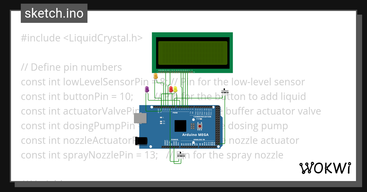 SLDS Working - Wokwi ESP32, STM32, Arduino Simulator