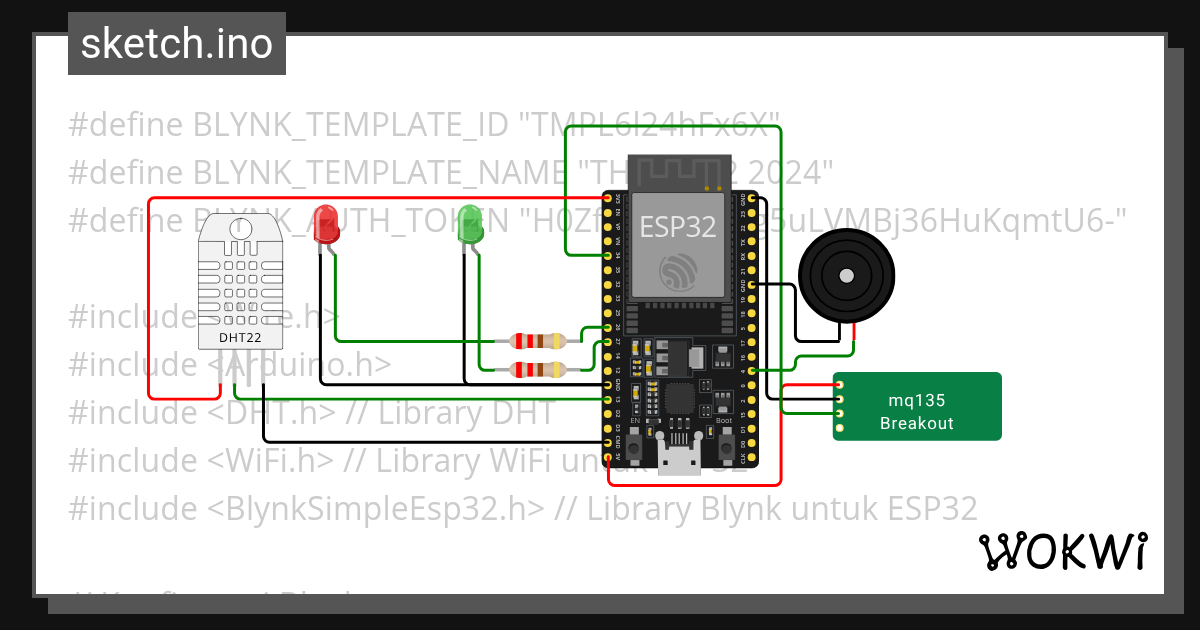 Skematik_Allysa Puteri Gunawan_245060301111005 - Wokwi ESP32, STM32, Arduino Simulator