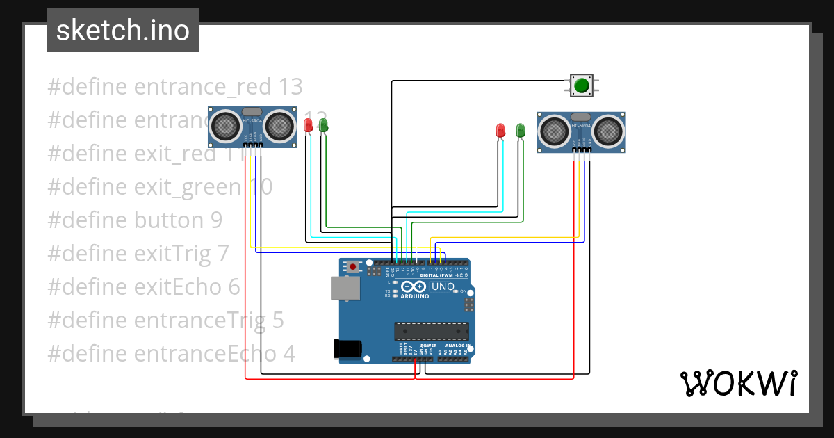 Parkhaus - Wokwi ESP32, STM32, Arduino Simulator