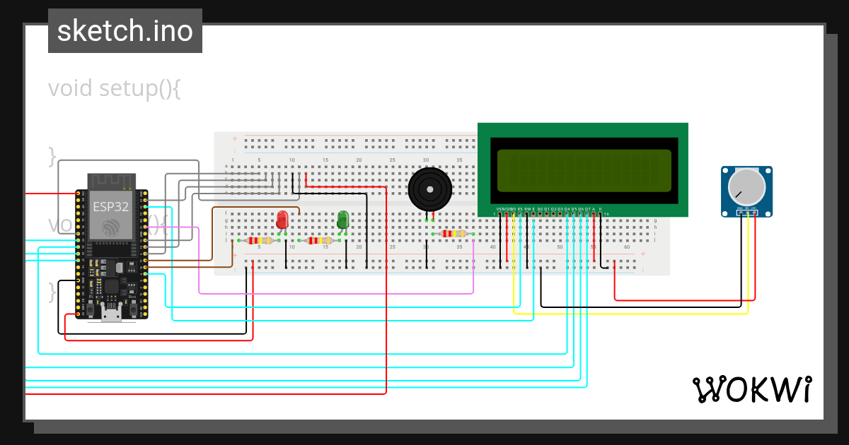 iot security project - Wokwi ESP32, STM32, Arduino Simulator