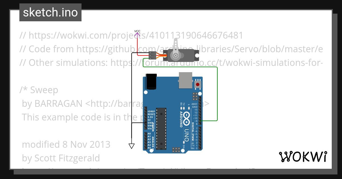 Servobiesweep Copy Wokwi Esp32 Stm32 Arduino Simulator 