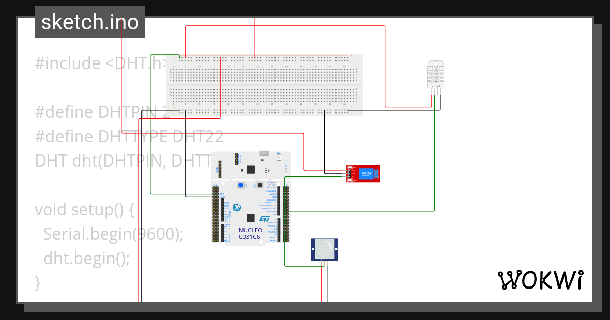 Smart_Home_Automation - Wokwi ESP32, STM32, Arduino Simulator