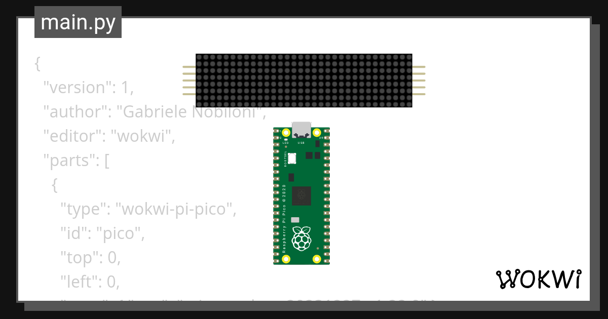 Lezione 6 - Matice led - libreria - Wokwi ESP32, STM32, Arduino Simulator Lezione 6 - Matice led - libreria - Wokwi ESP32, STM32, Arduino Simulator