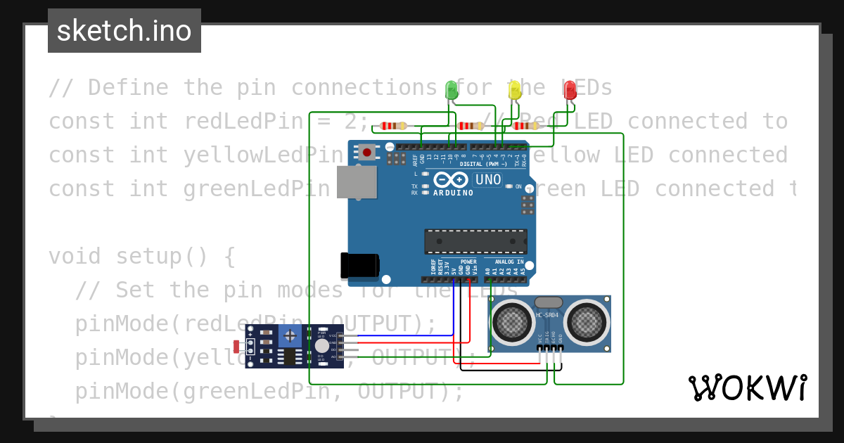 Smart Traffic Light Wokwi Esp32 Stm32 Arduino Simulator 2681