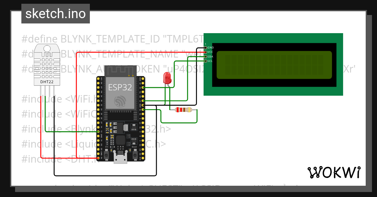 He thong canh bao - Wokwi ESP32, STM32, Arduino Simulator