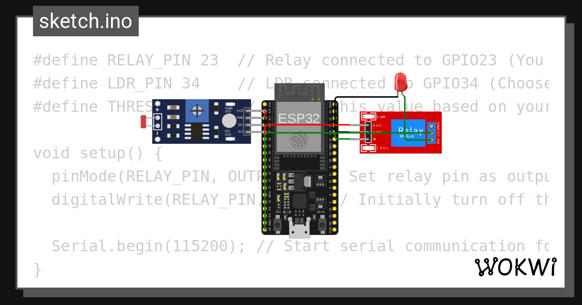 Streetlight Wokwi Esp32 Stm32 Arduino Simulator 5470