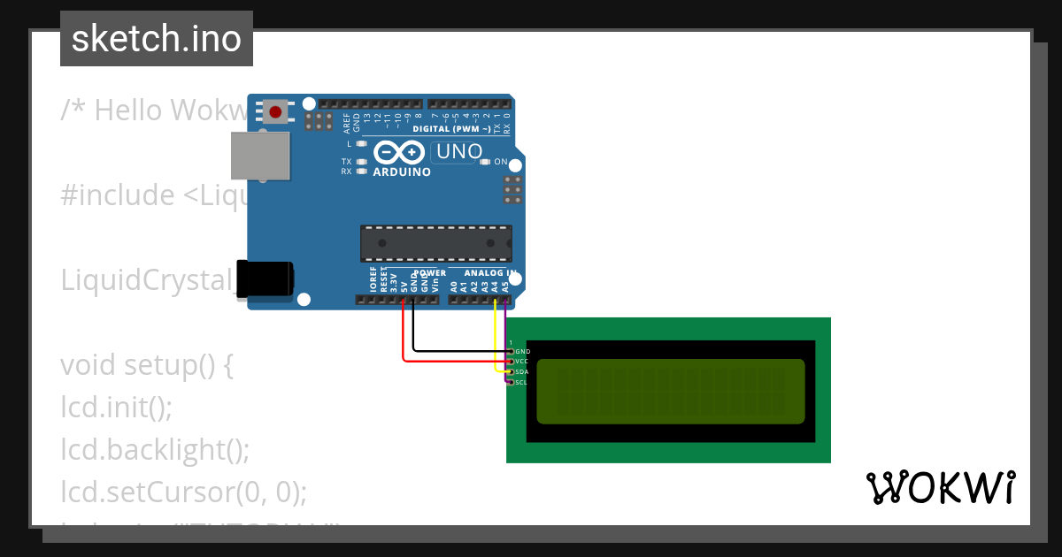 Running Text Wokwi Esp32 Stm32 Arduino Simulator