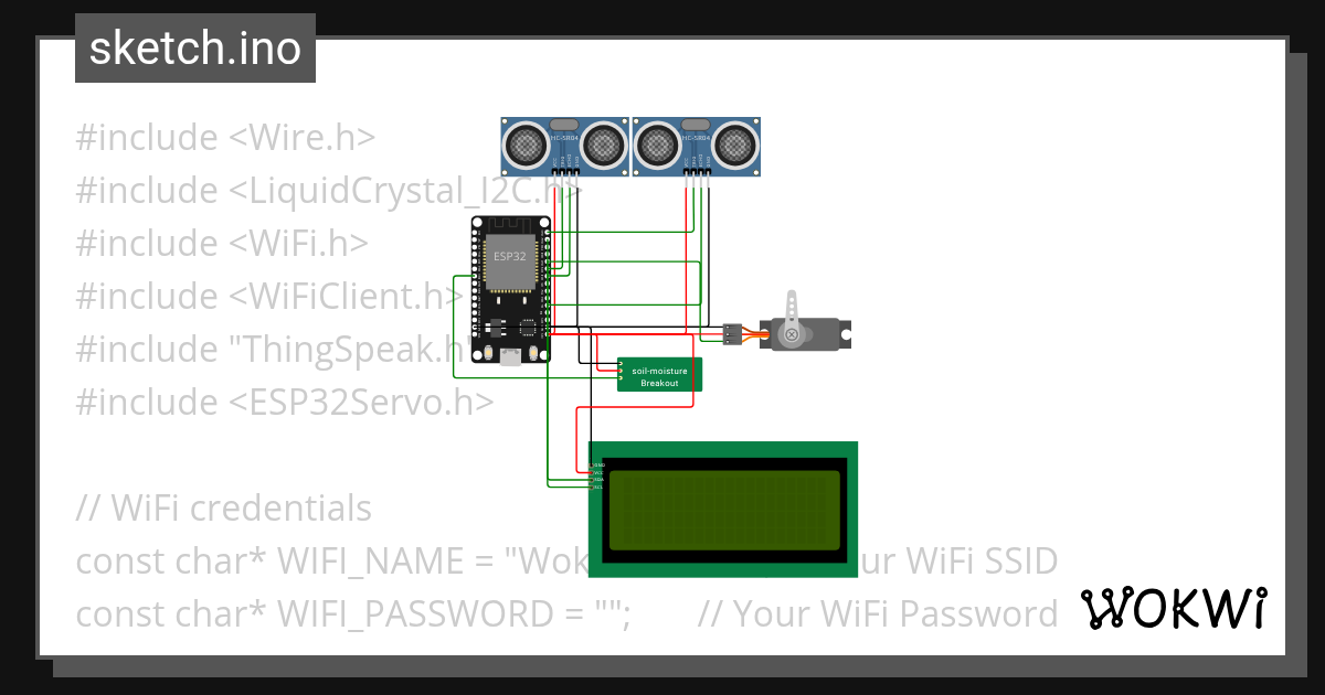 Smart Waste Management System New Updated Final - Wokwi ESP32, STM32, Arduino Simulator
