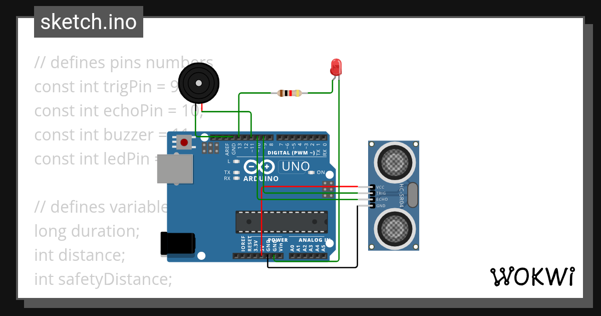 Intruder Detection System Wokwi Esp32 Stm32 Arduino Simulator