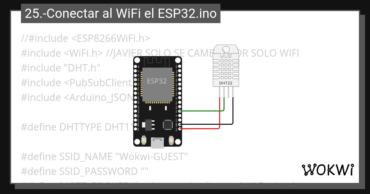 SENSOR wifi - Wokwi ESP32, STM32, Arduino Simulator