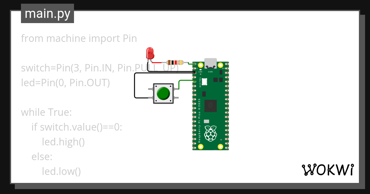 Ledwithswitch Wokwi Esp32 Stm32 Arduino Simulator