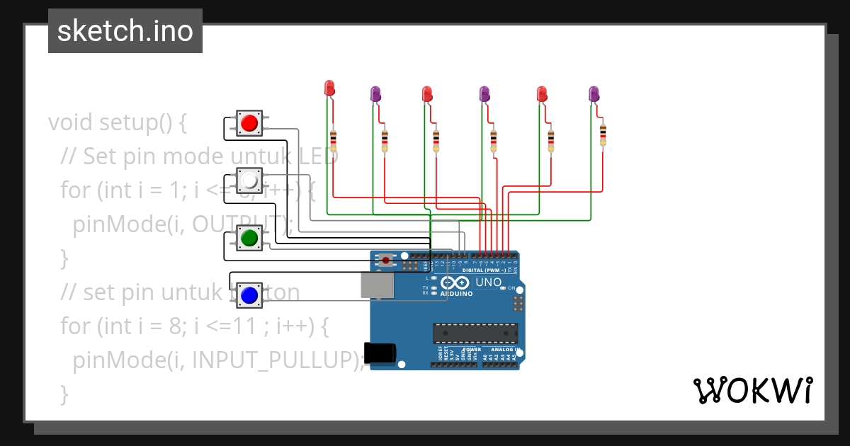 Nilai extra - Wokwi ESP32, STM32, Arduino Simulator