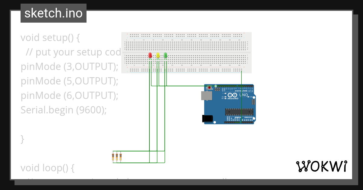 Traffic Lights Wokwi Esp32 Stm32 Arduino Simulator 2719