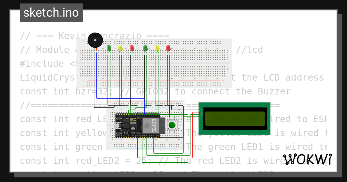 Kevin Pancrazio Week 3 Project Wokwi Esp32 Stm32 Arduino Simulator 4763