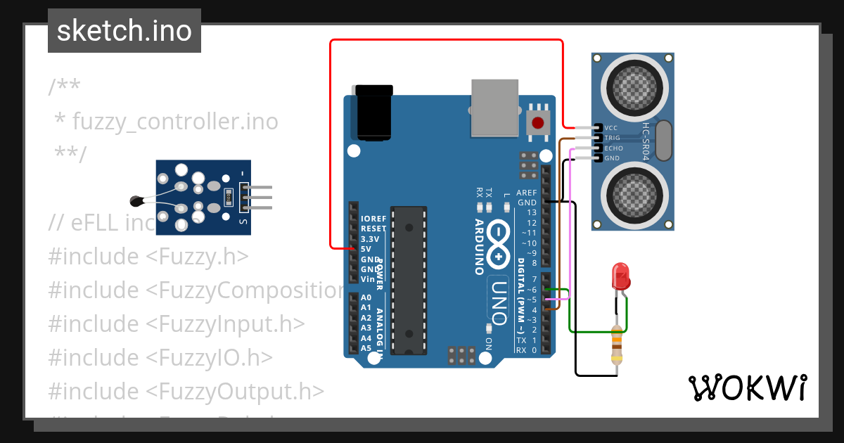 Arduino Fuzzy Logic Controller Copy (2) - Wokwi ESP32, STM32, Arduino Simulator