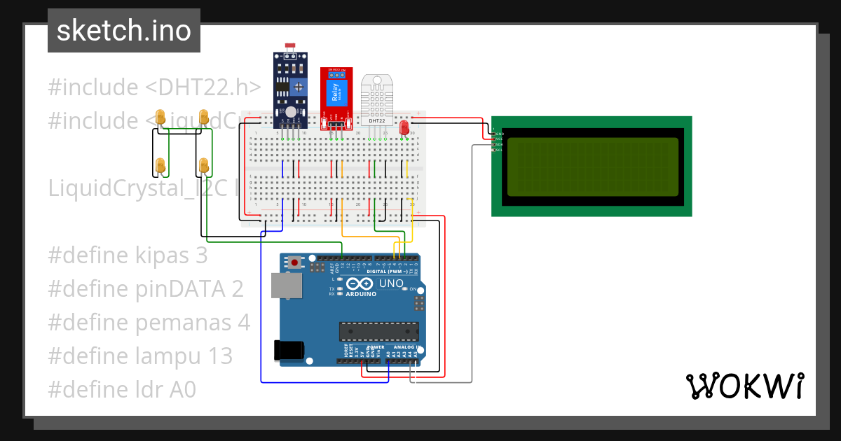 Rumah Kaca Wokwi Esp32 Stm32 Arduino Simulator 