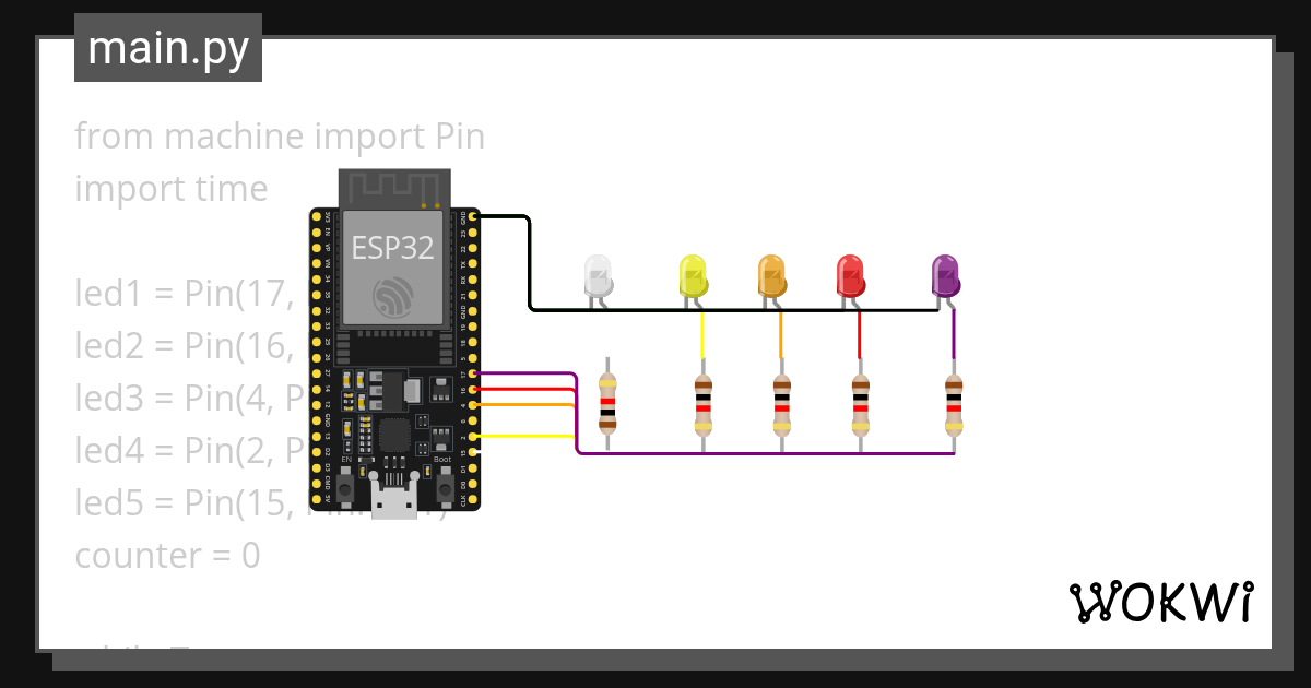 Wokwi - Online ESP32, STM32, Arduino Simulator