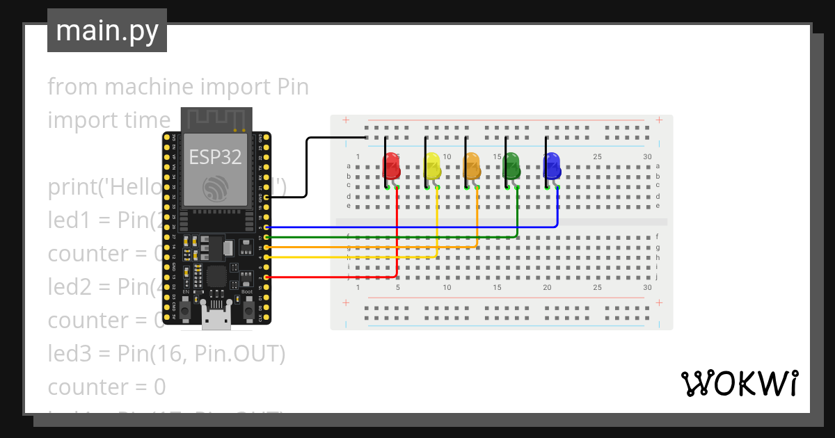 Wokwi - Online ESP32, STM32, Arduino Simulator