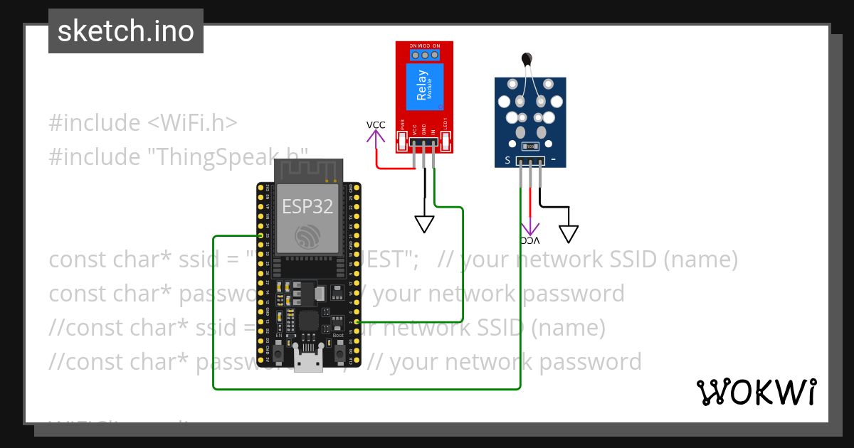 Wifi Thingspeak Wokwi Esp32 Stm32 Arduino Simulator