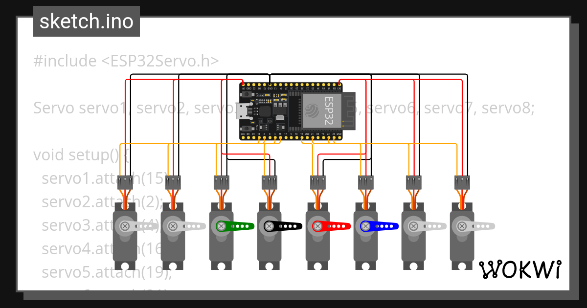 Desafío Robótico ALVARO - Wokwi ESP32, STM32, Arduino Simulator