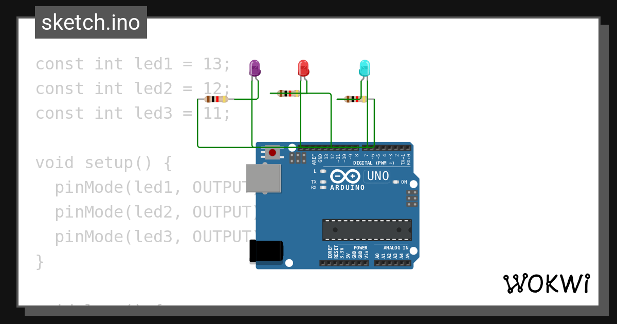 Led3 Wokwi Esp32 Stm32 Arduino Simulator
