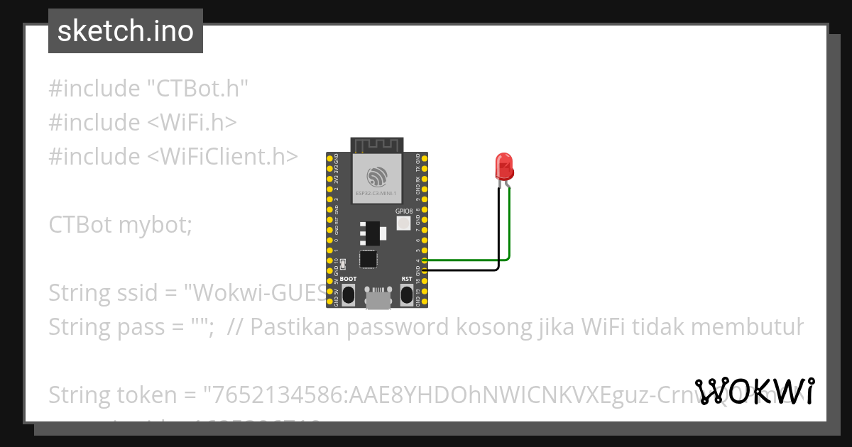 TEST - Wokwi ESP32, STM32, Arduino Simulator