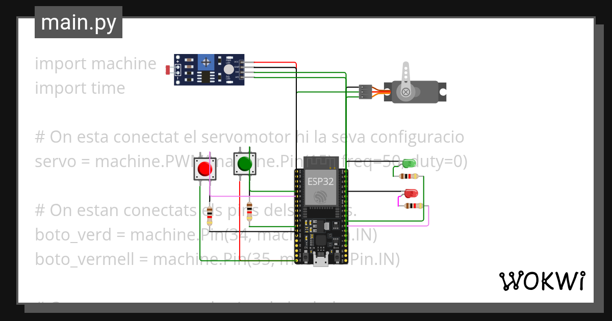 Practica 3 - Projecte 2b - Wokwi ESP32, STM32, Arduino Simulator
