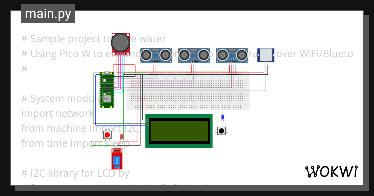 WaterSaver-Sample - Wokwi ESP32, STM32, Arduino Simulator