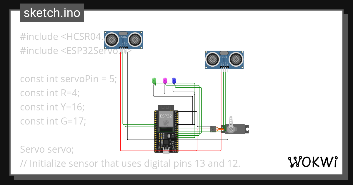 Tong Sampah Wokwi Esp32 Stm32 Arduino Simulator 1850