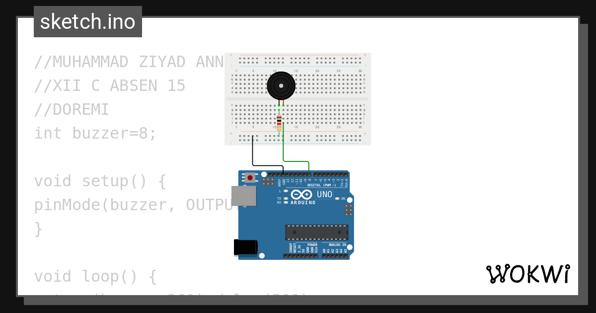 Niam Doremi Wokwi Esp32 Stm32 Arduino Simulator 0556