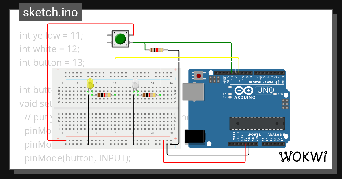 Lesson 3 How To Easily Code Pushbutton With Leds By Using Arduino