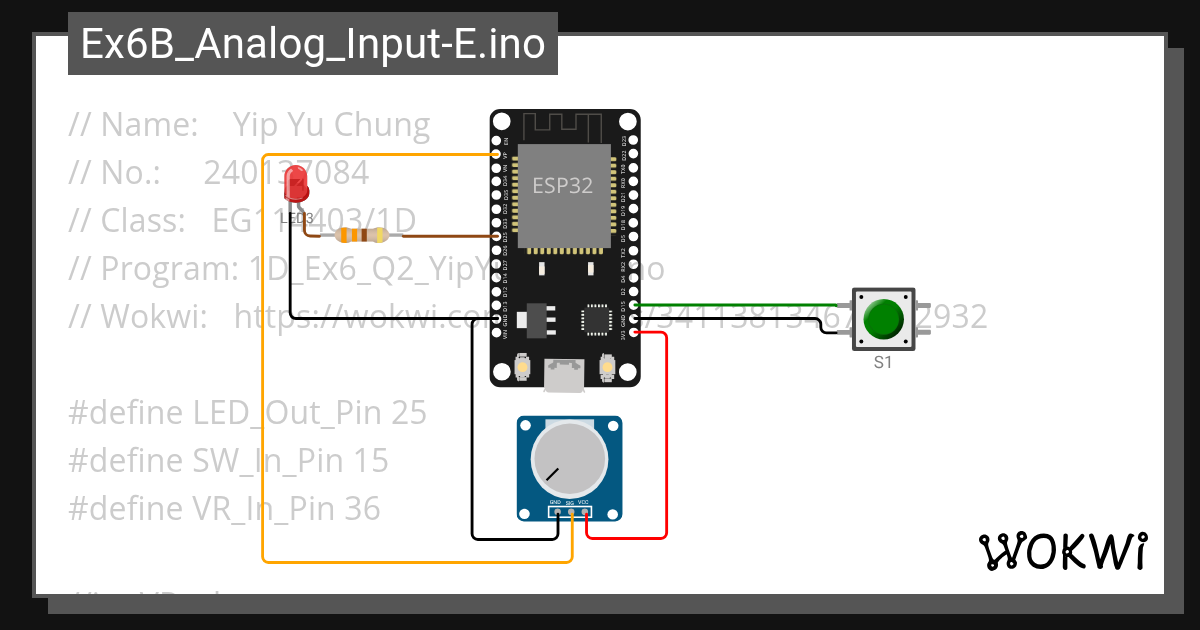 Copy of Ex6B_Analog_Input-E (for students) Copy - Wokwi ESP32, STM32, Arduino Simulator