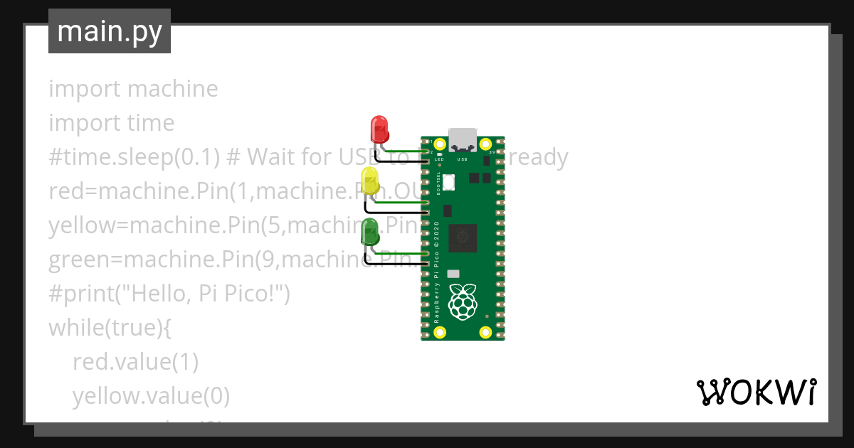 Traffic Micropython Wokwi Esp32 Stm32 Arduino Simulator
