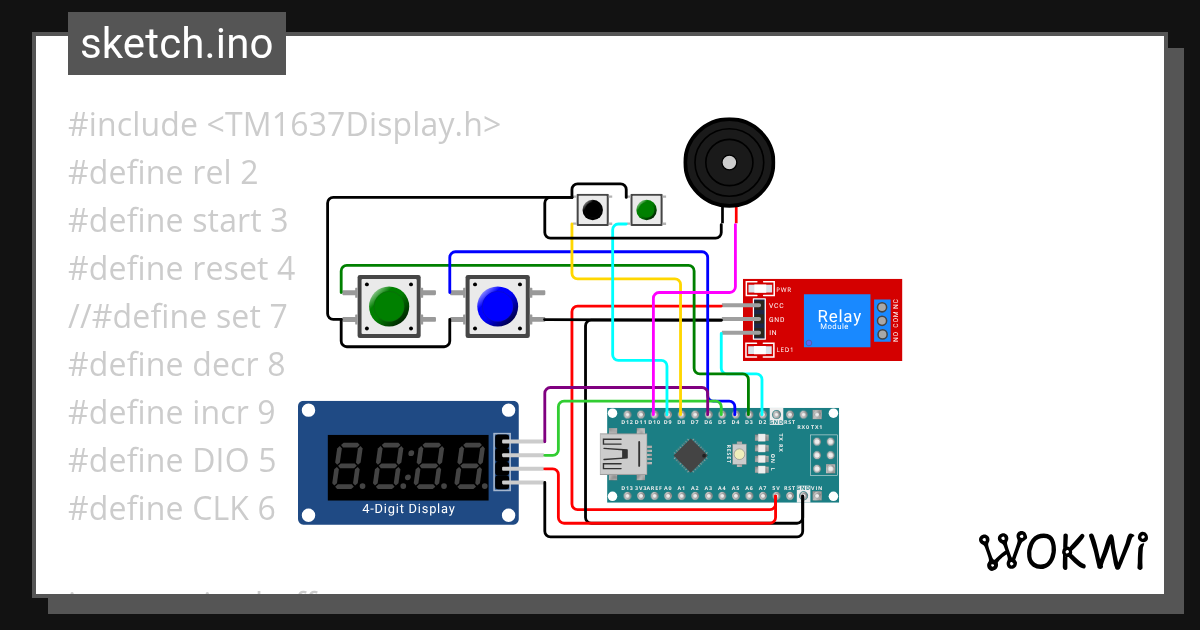 Timer - Wokwi ESP32, STM32, Arduino Simulator