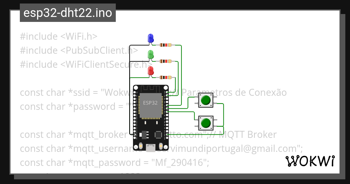 Wokwi - Online ESP32, STM32, Arduino Simulator