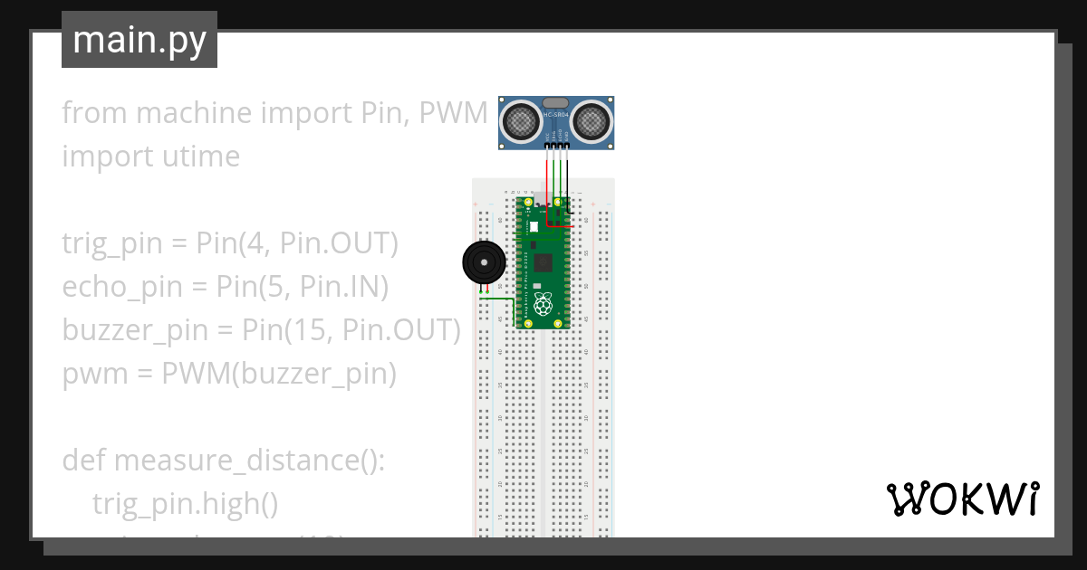 Buzzer Sensor Wokwi Esp32 Stm32 Arduino Simulator 8184