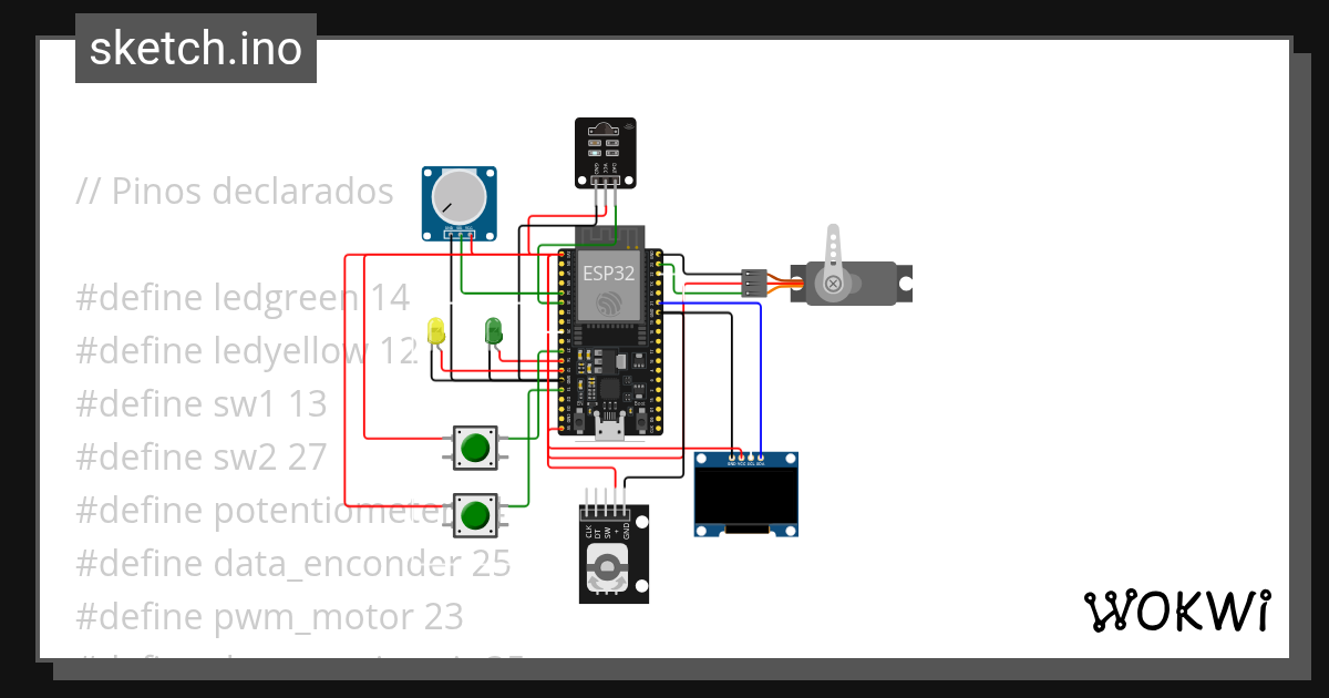 Project SENAI - Wokwi ESP32, STM32, Arduino Simulator